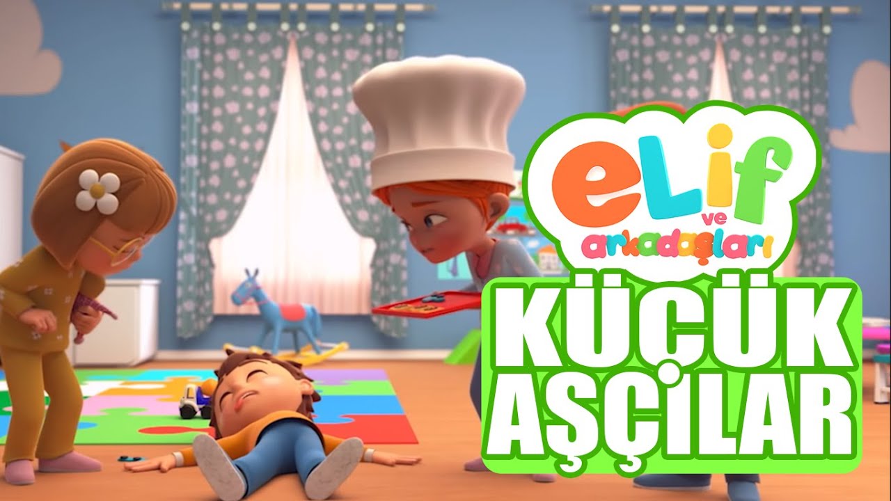 Elif ve Arkadaşları - Bölüm 9 - Küçük Aşçılar - TRT Çocuk Çizgi Film ...