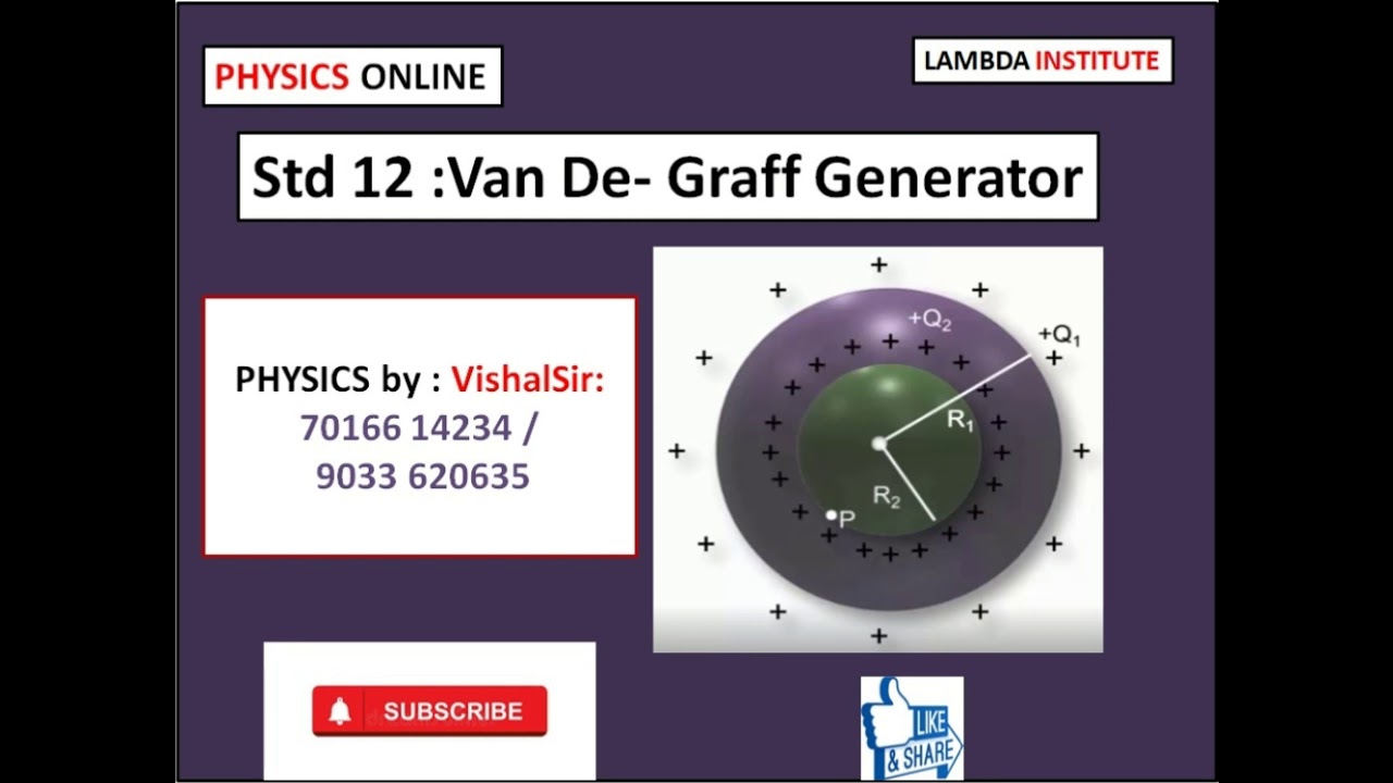 Chapter 2 :Van De Graff Generator - YouTube