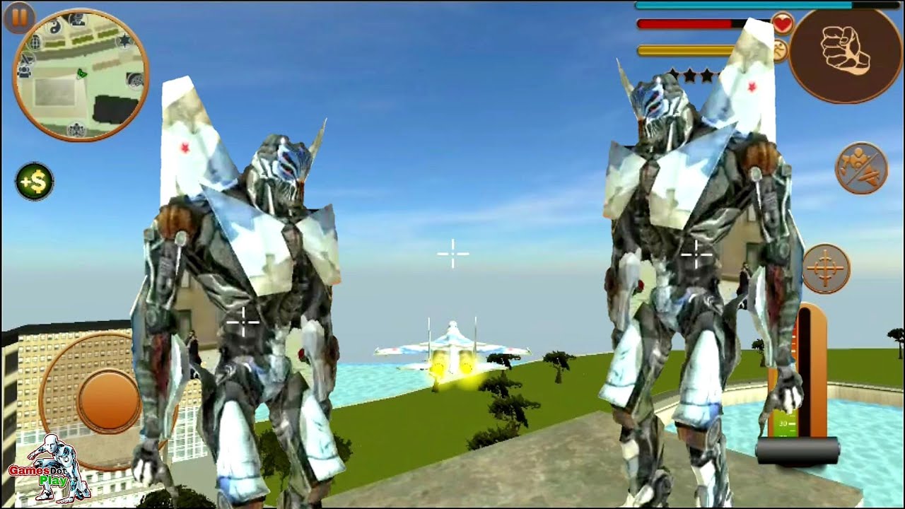 Aircraft Robot #2 - Robot Jet Fighter (By Naxeex Corp) Android Gameplay ...