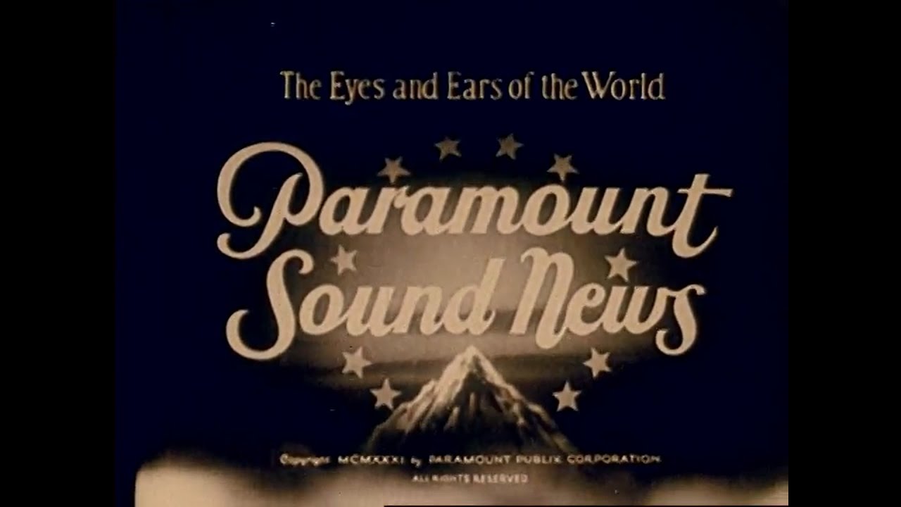 Paramount Sound News (1931) - YouTube