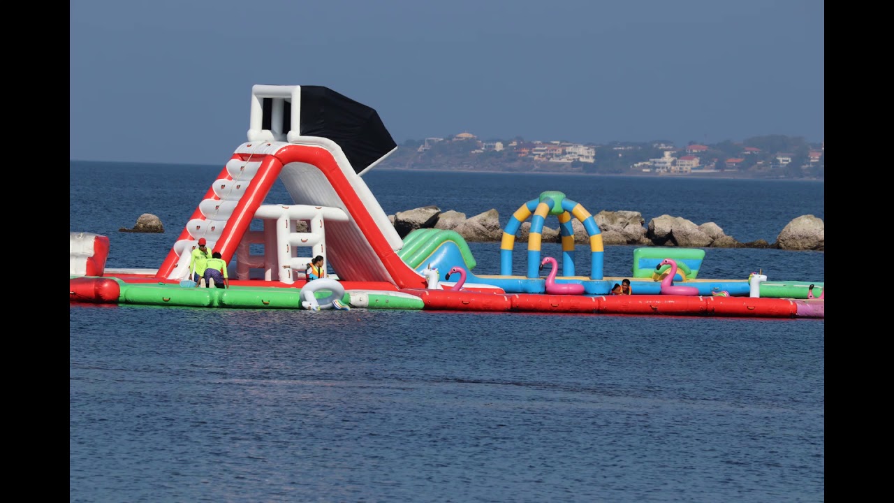 CANYON COVE INFLATABLE ISLAND - YouTube