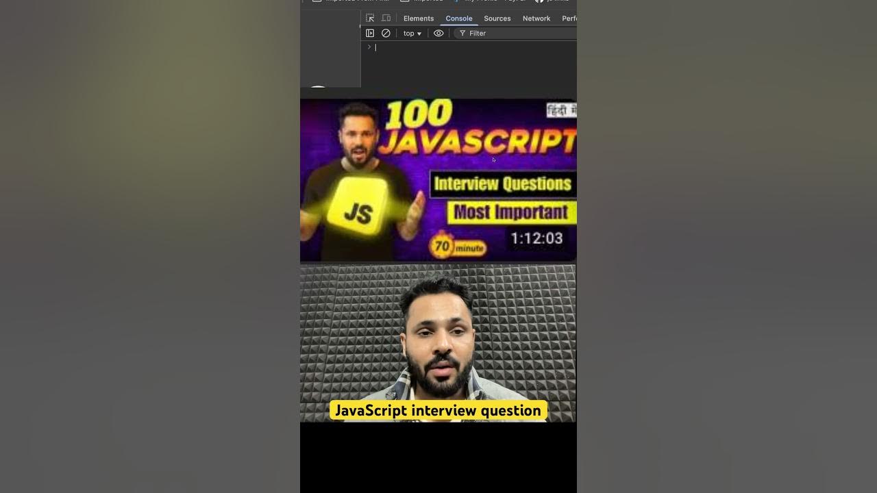 JavaScript Interview Question # What Will console.log(..."Hello") Output? Spread operator in ...