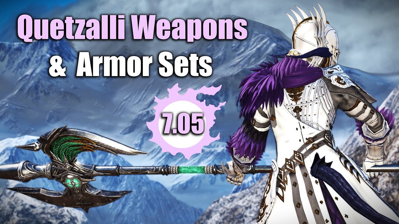 All NEW Heliometry Tomestone Weapons & Gear | Quetzalli | 4K/UHD - YouTube