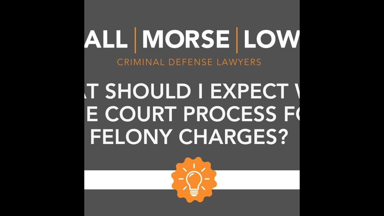 What Should I Expect With the Court Process for Felony Charges? - YouTube