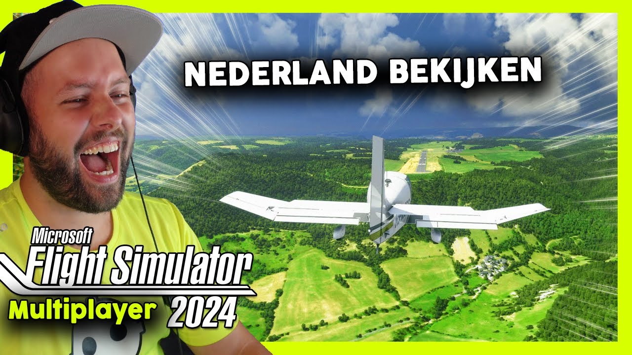 Vliegen over Nederland en de Alpen (Microsoft Flight Simulator 24 ...