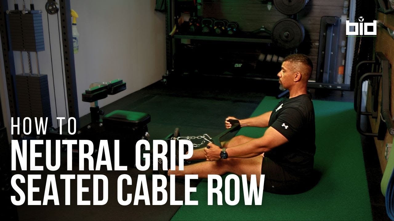 Neutral Grip Seated Cable Row - YouTube