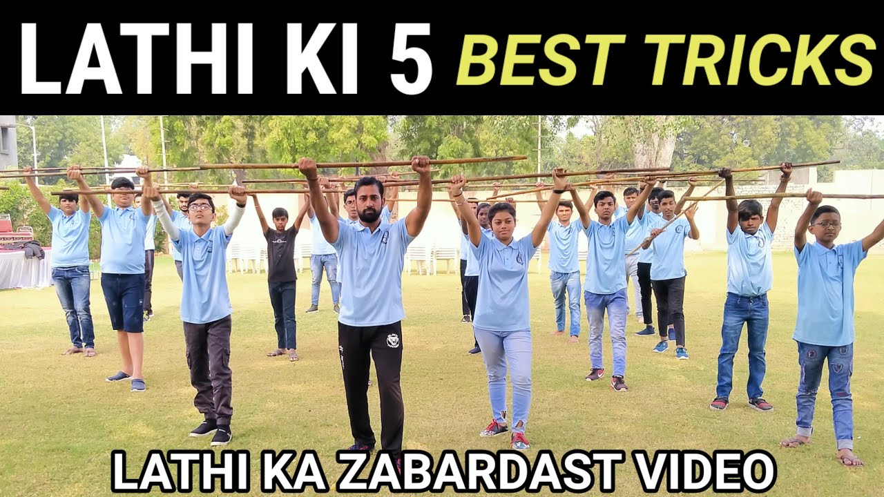 LATHI GHUMANE KI 5 ZABARDAST TRICK | 5 AMAZING TRICKS TO SPIN THE STICK ...