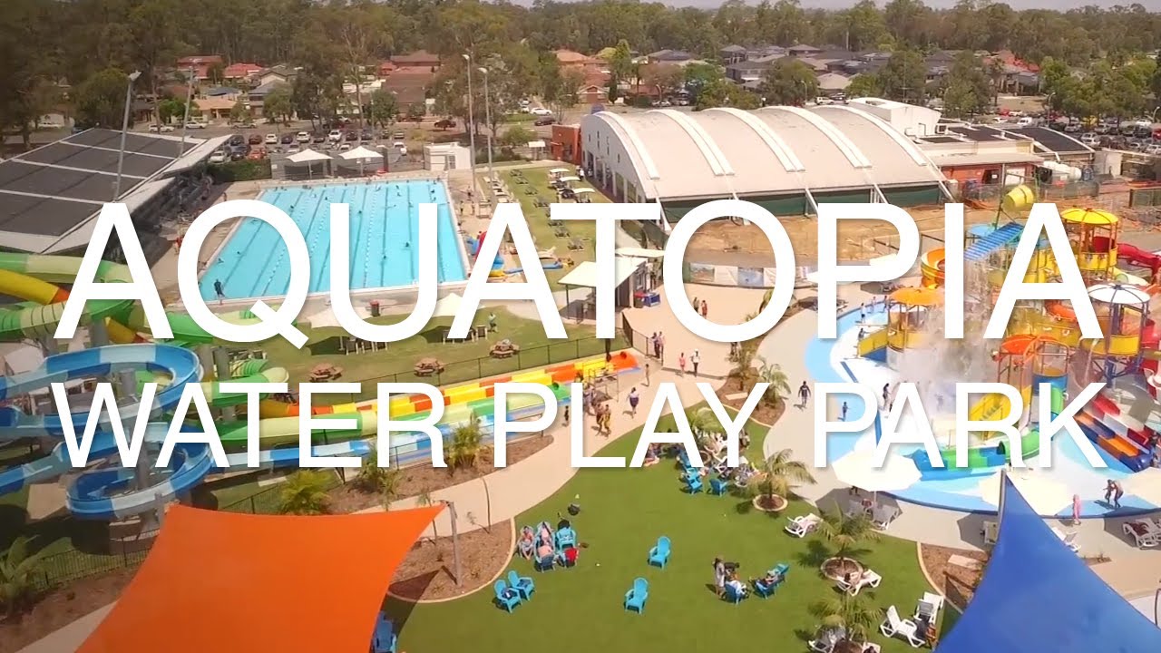 Aquatopia Water Play Park Opening - YouTube