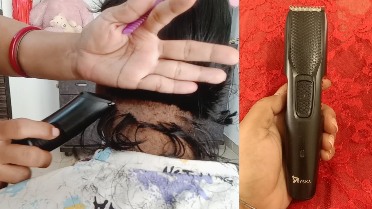 How to Cut Hair With Trimmer for Girl/Full Trimmer's Original Sound ...