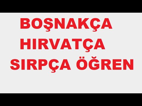 Boşnakça, Hırvatça, Sırpça 43 Alıştırma
