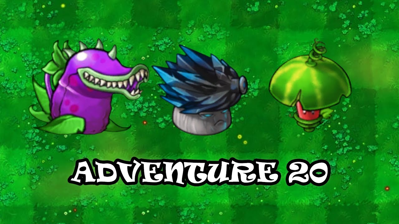 PVZ Plants vs Zombies Fusion - Adventure Level 20 | Gameplay ...