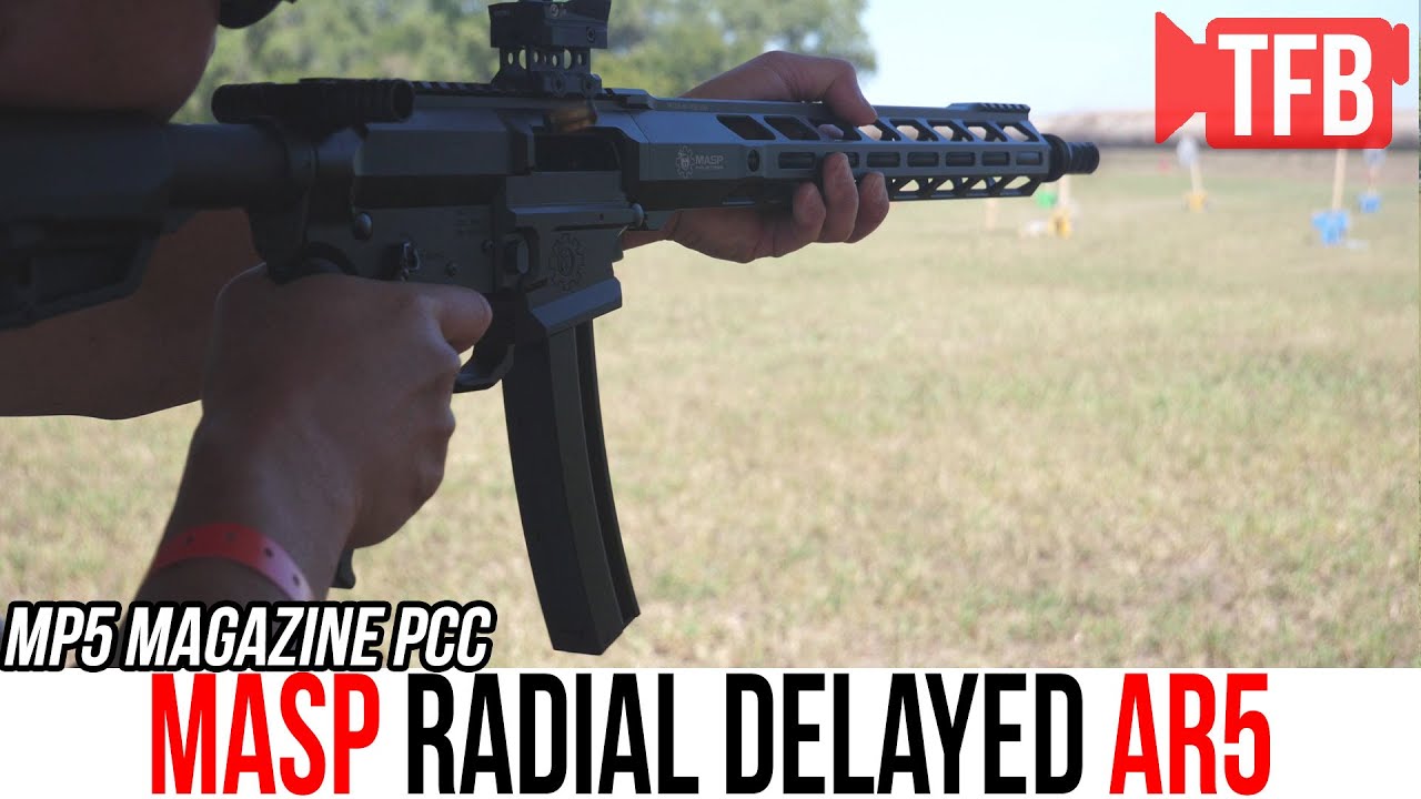 MP5 Mag AR? The MASP AR5 Radial Delayed PCC - YouTube