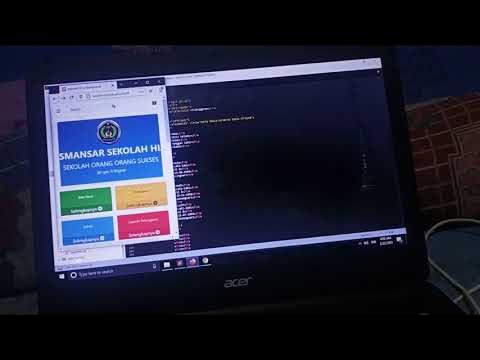 website sekolah menggunakan framework CodeIgniter-3 - YouTube