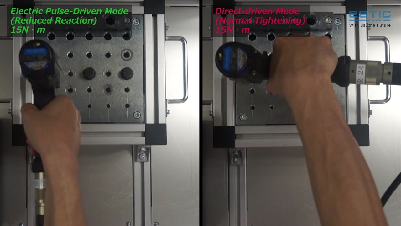 [ESTIC Nutrunner] Electric Pulse-Driven Mode - YouTube