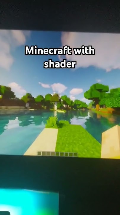 Minecraft without shader vs with shader😎👍👍#minecraft#minecraftshorts - YouTube