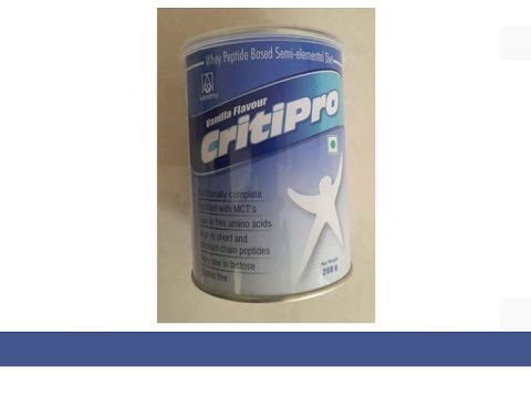 Criti Pro Vanilla Powder : Aristo Pharma - YouTube