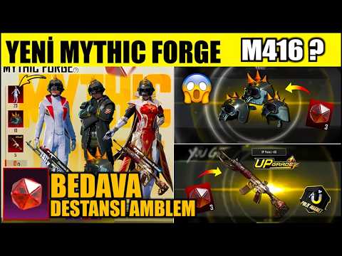 😱 YENİ MYTHIC FORGE | BEDAVA AMBLEM | DİKENLİ KASK | SEÇİM SANDIĞI | 4.5 GÜNCELLEME | PUBG MOBILE