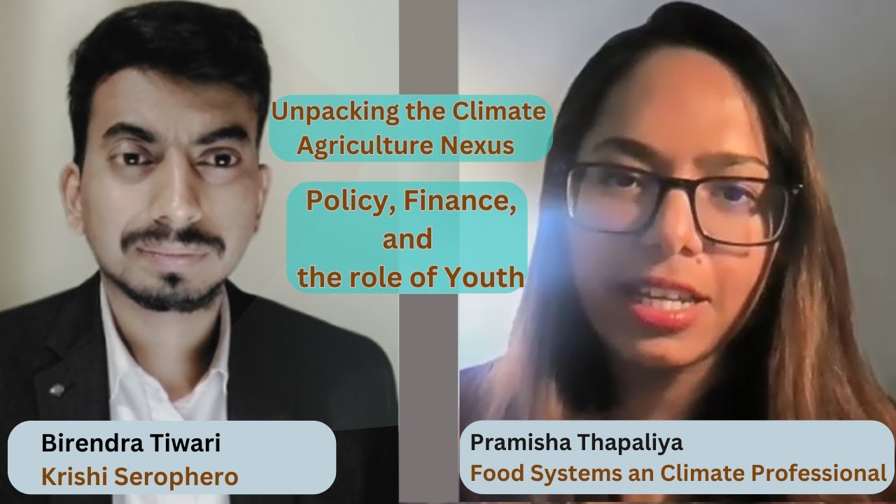 Unpacking Climate-Agriculture Nexus: Policy, Finance, and the role of ...