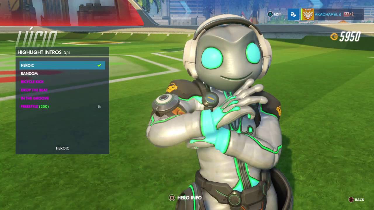 Overwatch: Lucio Ribbit Skin All Emotes, Poses, Intros and Weapons ...