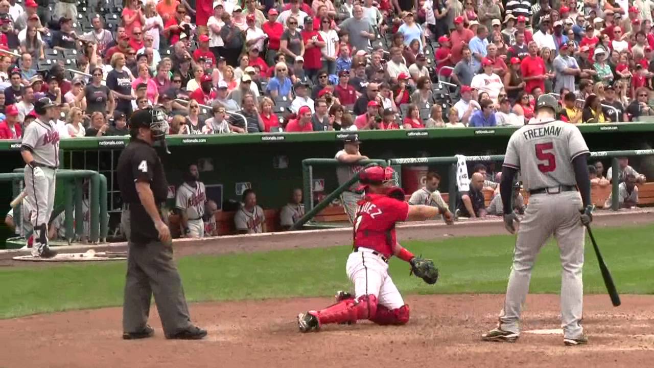 Pudge Rodriguez Retires: Final Out At Nationals Park - YouTube