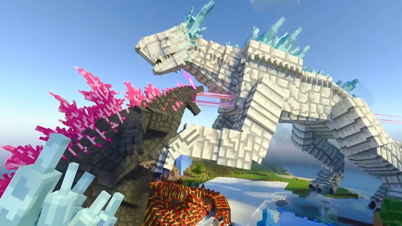 Monsterverse Addon Shimo Update! MCPE in Minecraft Bedrock - YouTube