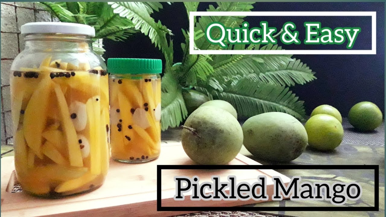 Easy Pickled Mango - YouTube