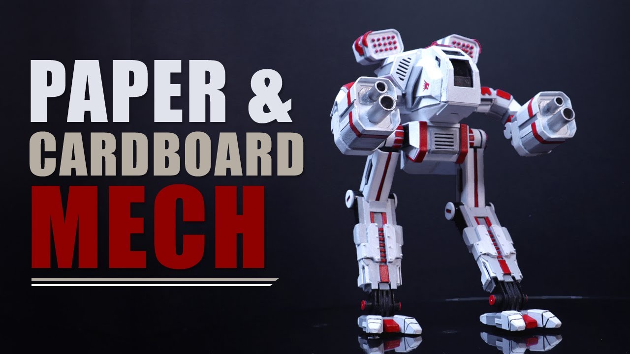 Building a Paper and Cardboard Mech - YouTube