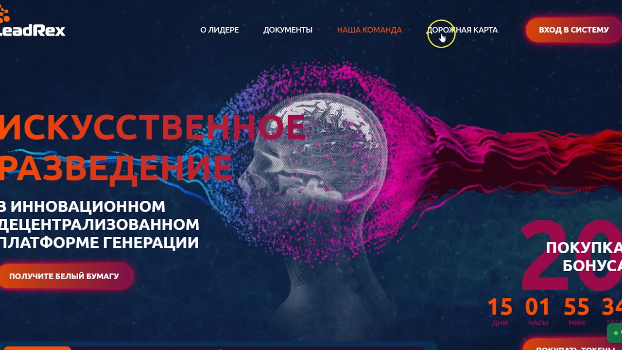 Обзор дорожной карты и команды ICO LeadRex - YouTube