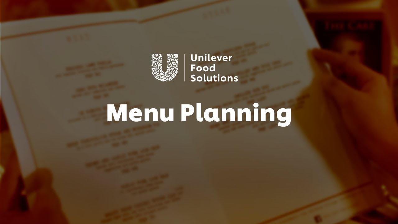 Menu Planning | Chefmanship Academy - YouTube
