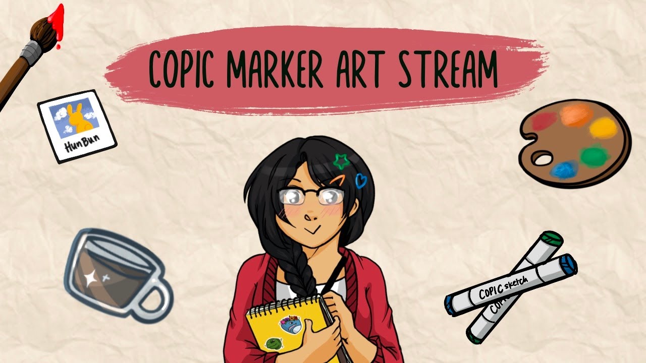 Pokemon x Copic Markers - Livestream - YouTube