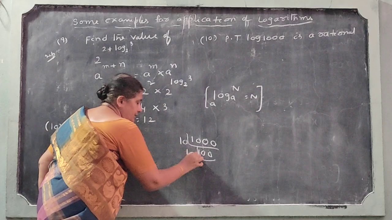 Application of Logarithms Examples (Session-4) - YouTube