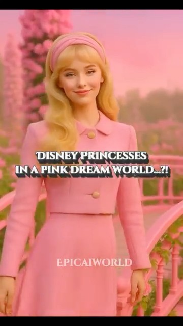 Disney Princesses in a Pink Dream World…?! #short #disneyprincess # ...