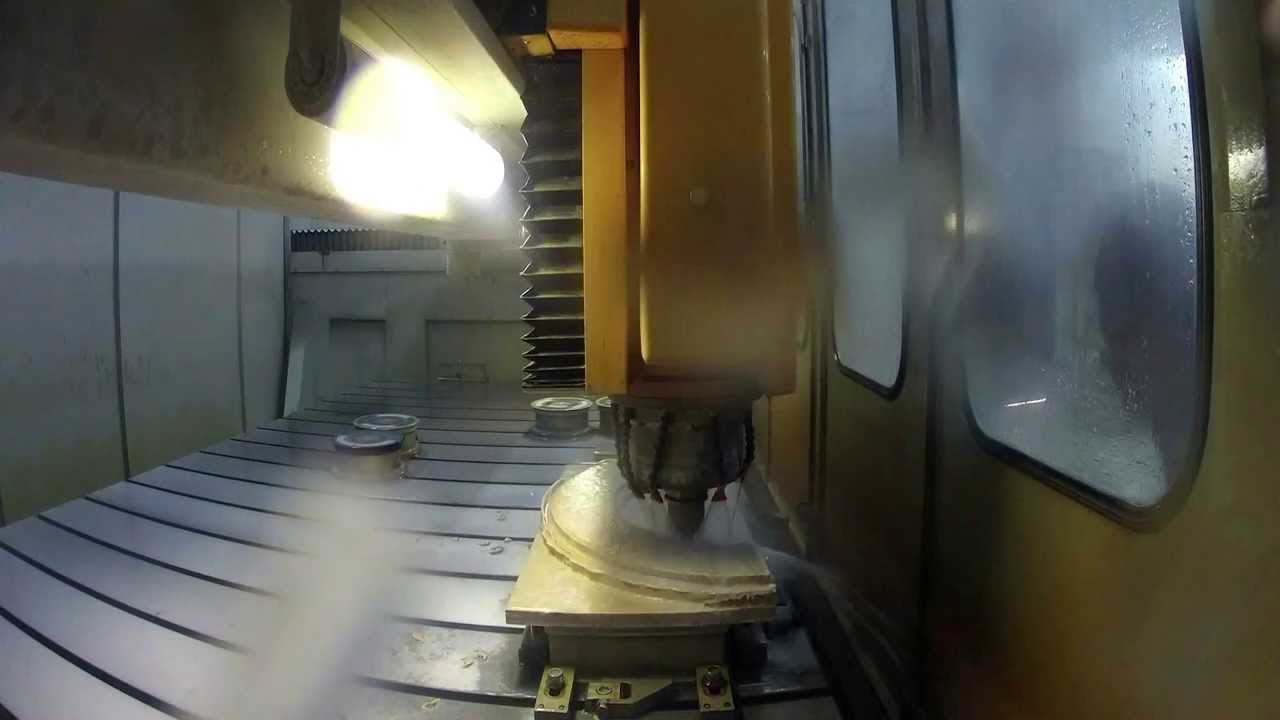 Time-lapse of CNC Machining a Curved Moulding - YouTube