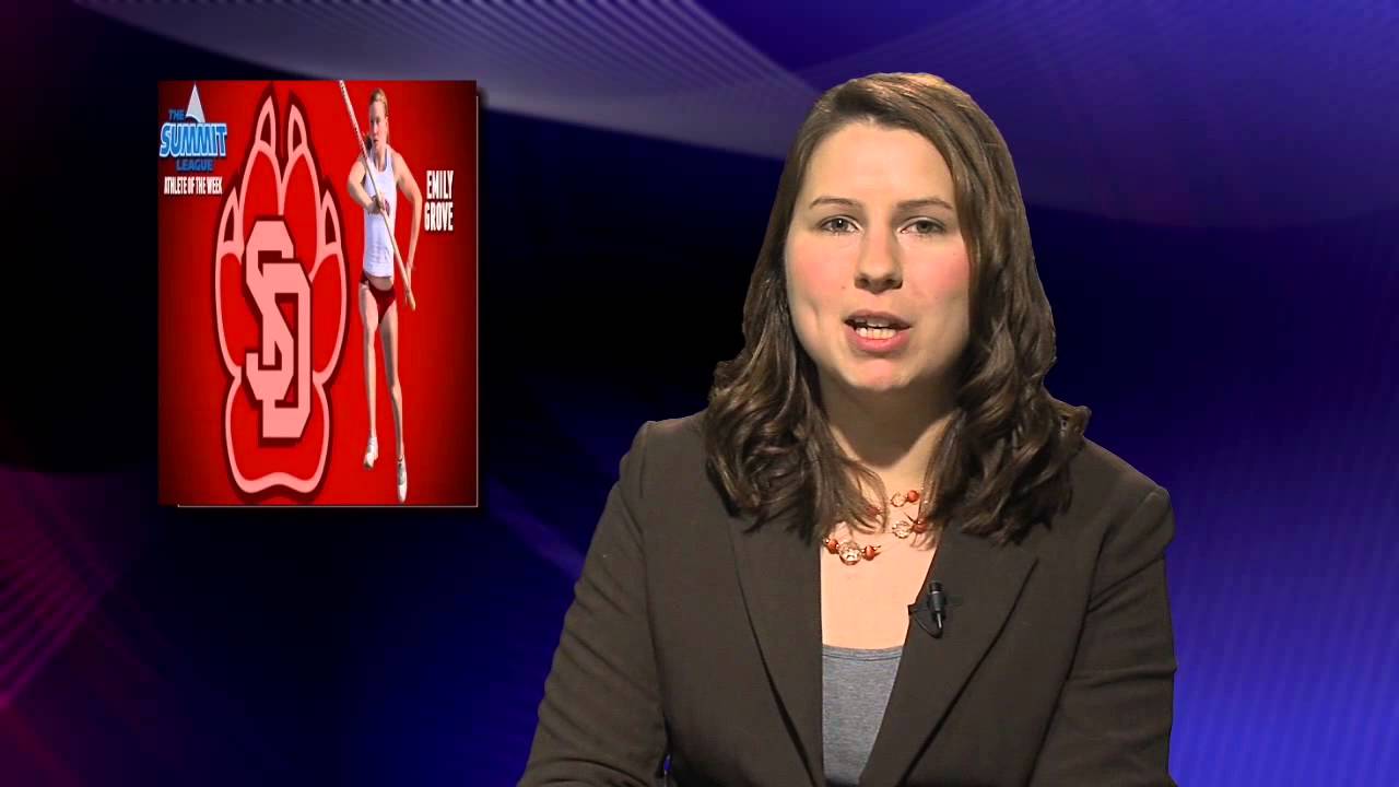 Pole Vaulter Emily Grove Named Summit League Athlete of Week - YouTube