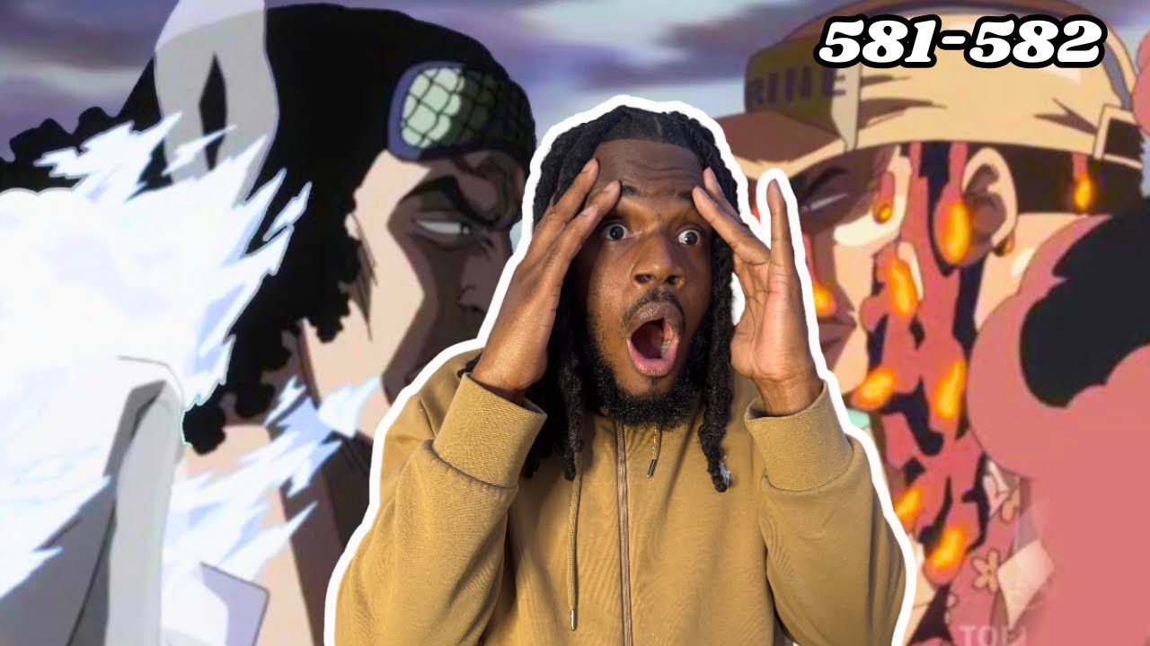 AOKIJI & AKAINU CAUSED THIS?!! | ONE PIECE REACTION EPISODE 581 + 582 ...
