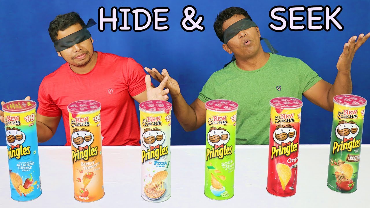 PRINGLE CHIPS HIDE & SEEK GAME | TASTE TEST | - YouTube