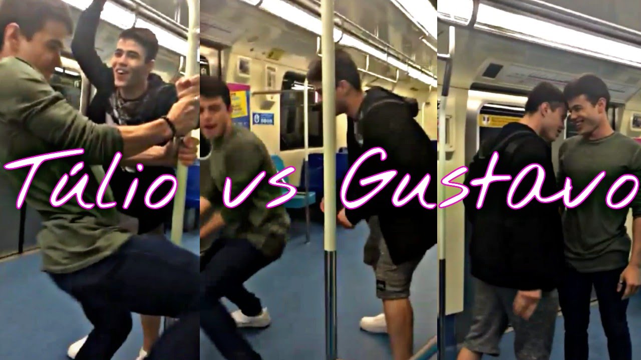 Disputa no metro túlio vs Gustavo brothers rocha - YouTube