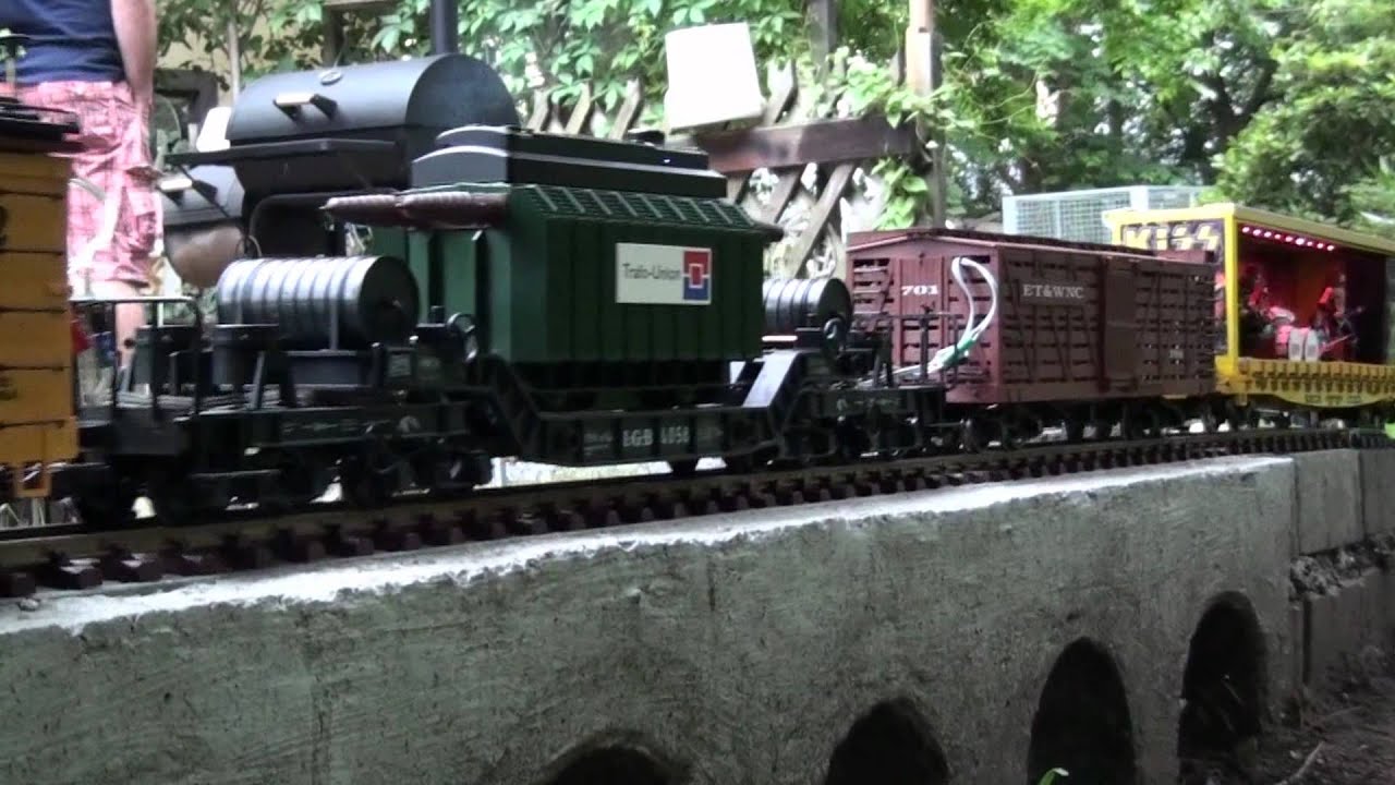 G-Scale My Garden Railway US-Train US Gartenbahn-Dieselpower-Fahrtag am ...