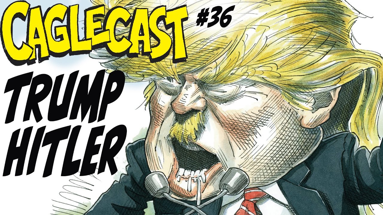 Trump-Hitler! All the best Trump as Hitler Political Cartoons! - YouTube