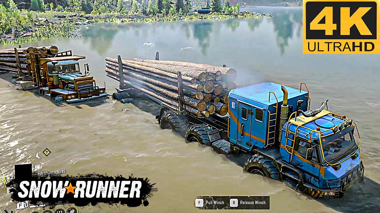 Extreme Off-Road Logging with Azov 42-20 Antarctic | 4K 60FPS ULTRA REALISTIC | Gameplay Part 19 ...