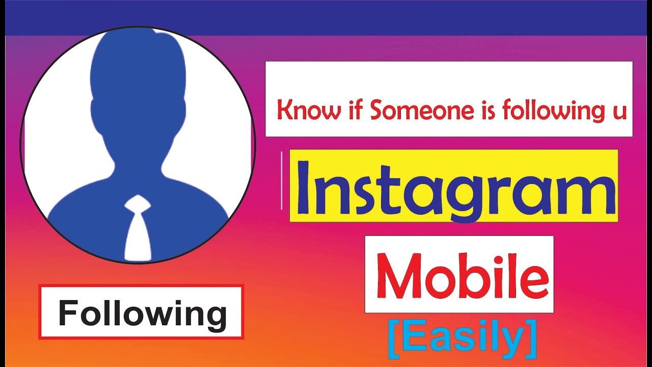 how to know if someone is following you on instagram - YouTube