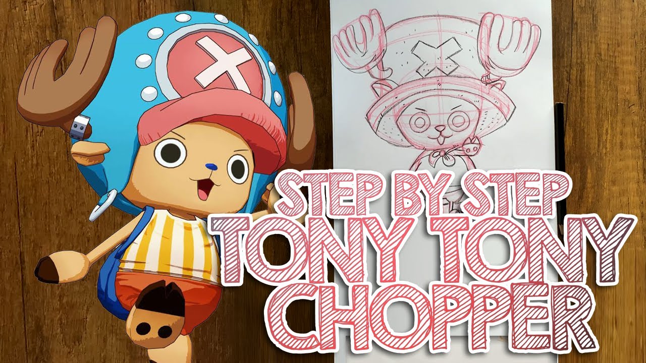 Easy Drawing For Tony Tony Chopper Step By Step - YouTube