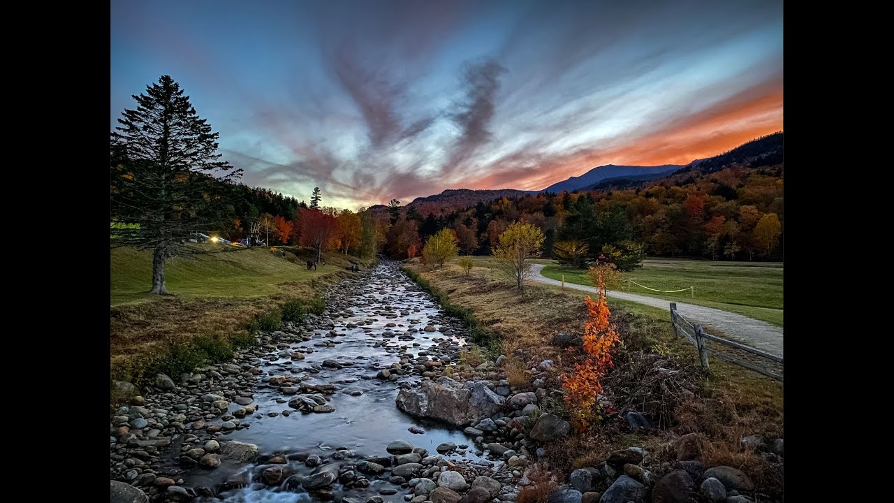 Mount Washington Fall foliage (White Mountains, New Hampshire) 4K - YouTube
