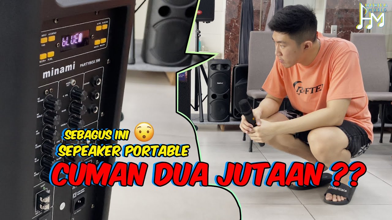 Hah Merk Speaker Opo iki MINAMI ?! PARTY BOX 390 - Kok Manteb ya - YouTube