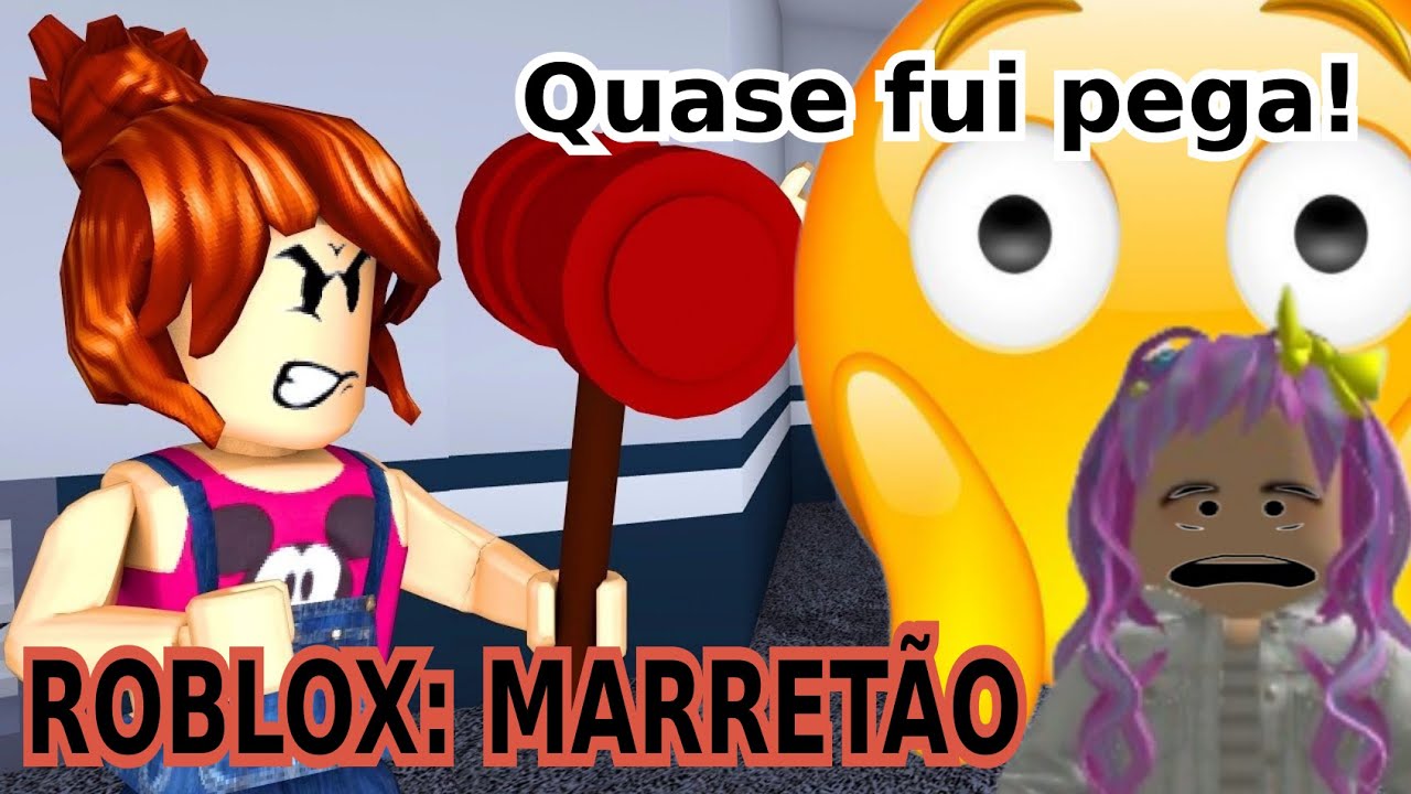 Quase fui pega pelo Marretão! Aventura no Roblox - Dulcinha Games - YouTube