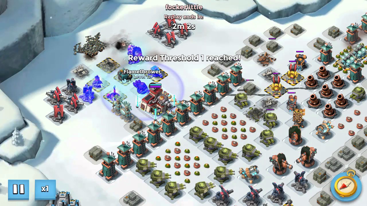 Boom Beach War Factory in 2 attacks - YouTube