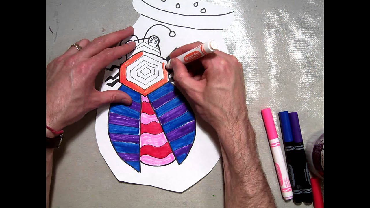 Coloring the Insect with Pattern (part5/6).MOV - YouTube