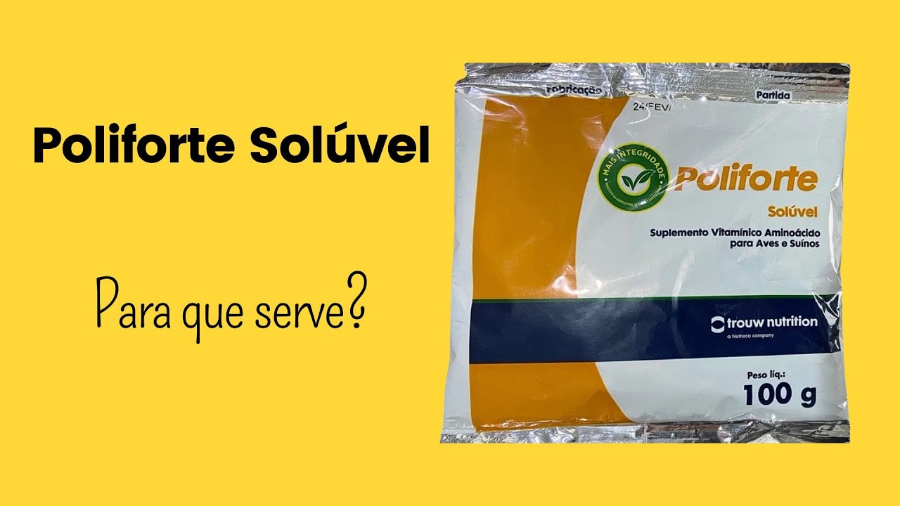 Poliforte Solúvel 100g - YouTube
