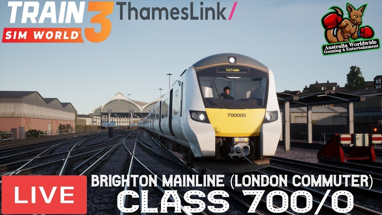 Thameslink Class 700/0 LIVE - Brighton Mainline (London Commuter) Train ...
