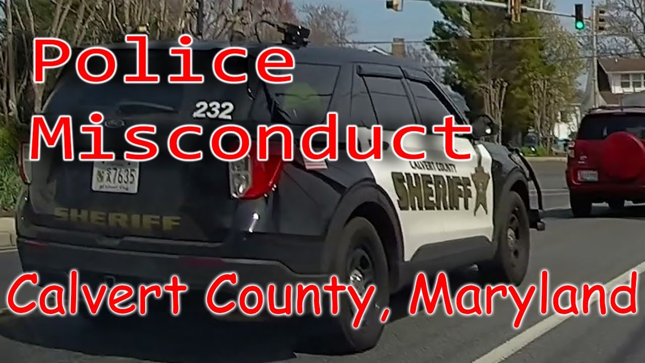 Calvert County Police is out of control #police #gangster - YouTube
